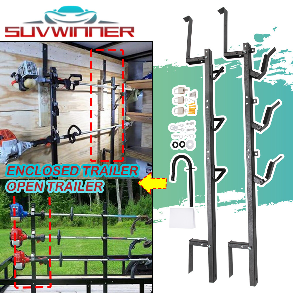 Weed Eater Trailer Racks ELITEWILL 3 Place Weeder Trimmer Rack Holder