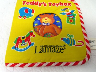LaMaze Infant Development System Cloth Board Book TEDDY'S TOYBOX ...