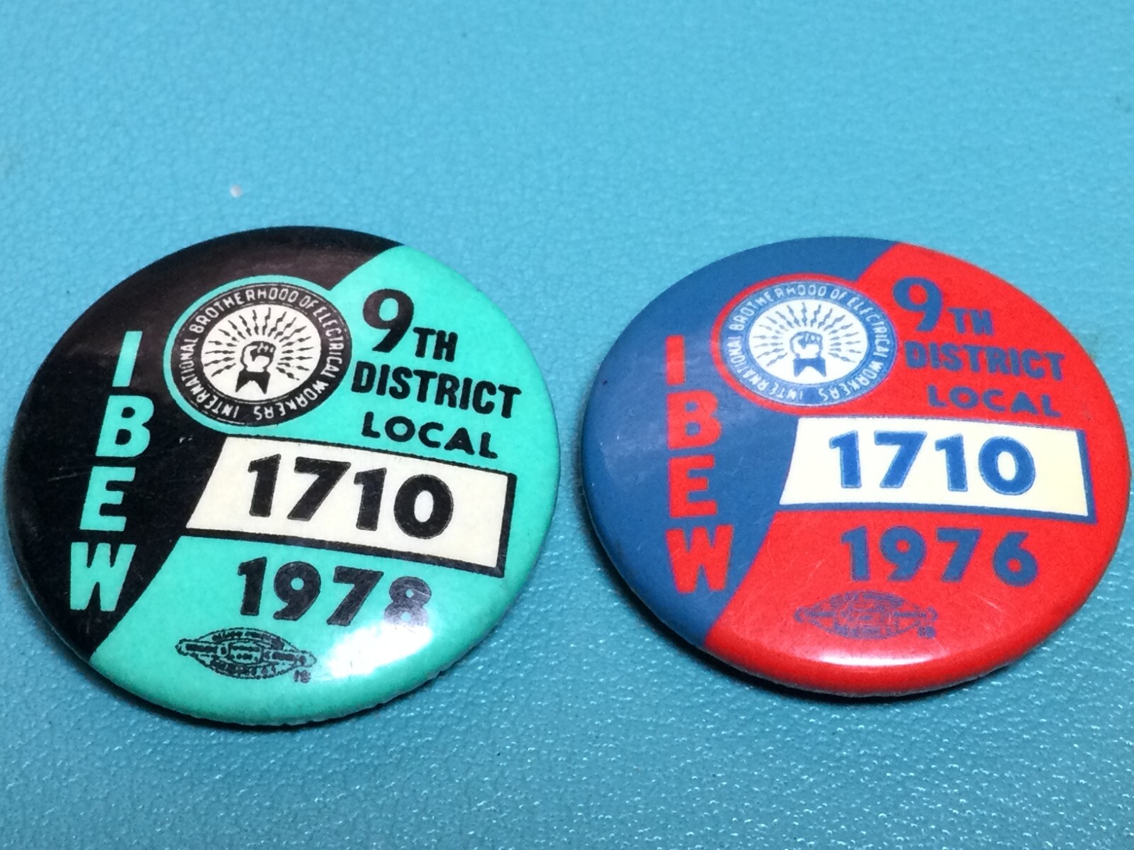 Vintage IBEW Local 9TH 1976/78 Union INT'L BROTHERHOOD OF ELECTRICAL ...