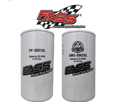 FASS Titanium Fuel Filter Series XWS-3002XL / PF-300XL Replacement. | eBay