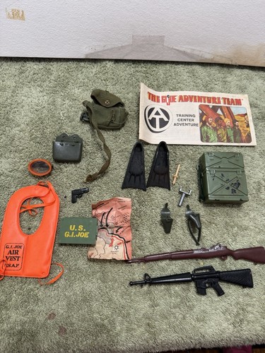 Vintage GI Joe 1964 12 inch lot Junkyard Fresh! M1 Rifle M16 Rifle Rare ...