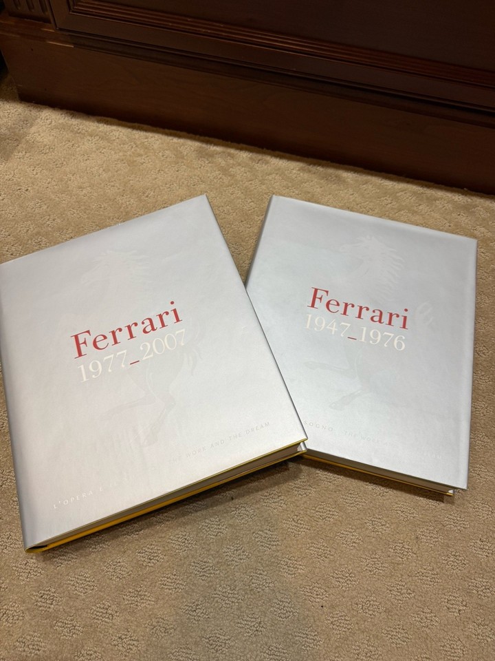 Ferrari 1947–2007 60th Anniversary Book Set Hardcovers Slipcase Limited ...