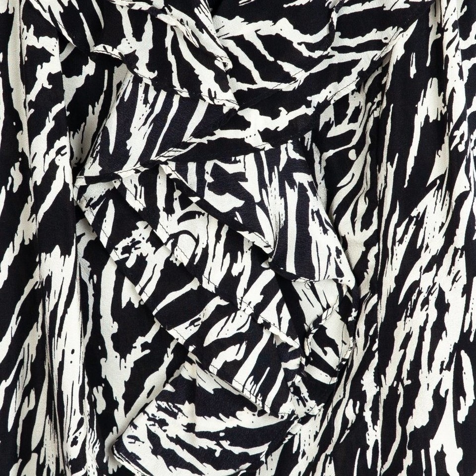 Silence + Noise Womens Silk Zebra Print Camisole Tank Top Size S Animal ...