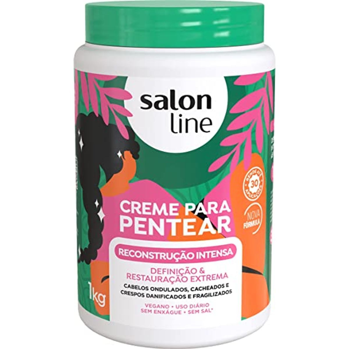 Salon Line - Creme para Pentear Reconstrucao Intensa 1Kg - Combing ...