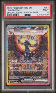 Umbreon ex 2025 Scarlet & Violet: Prismatic Evolutions #161/131 Special ...