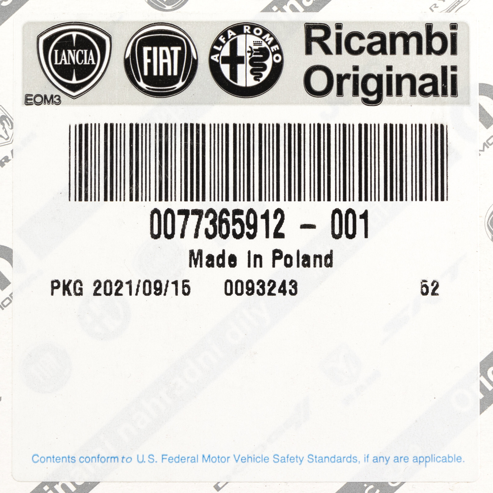 Original Fiat Verkleidungsteile Verdeckführung rechts für Fiat 500 ...