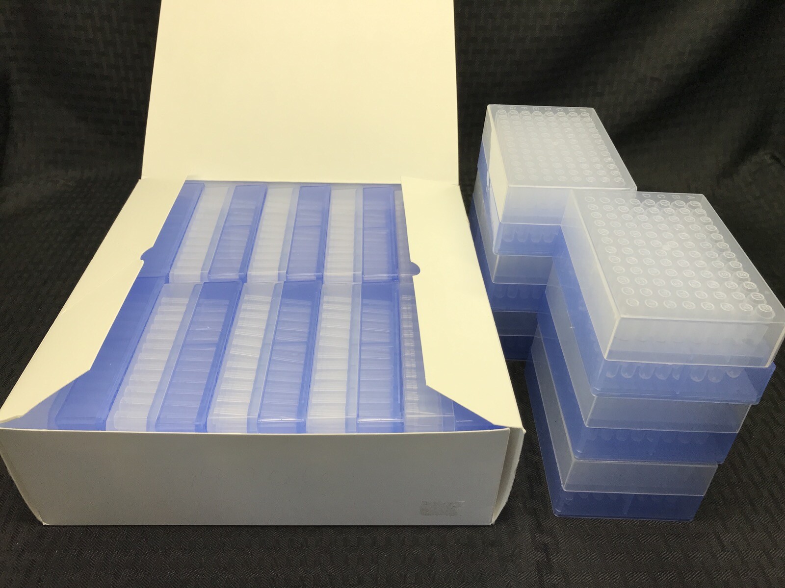 (16 Racks) Laboratory Alphanumeric Storage Tubes Round-Bottom 96 x 16 ...