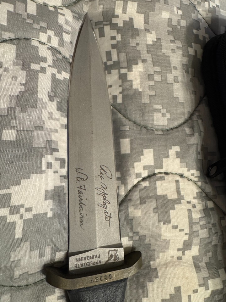 Vintage US BlackJack Applegate Fairbairn Fighting Knife USA #05787 | eBay