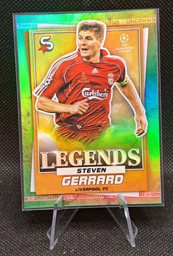 Steven Gerrard card uncommon - Legends - Topps UCL Superstars Season 22 ...