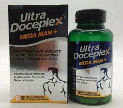 Caja Ultra Doceplex Mega Man Hombre 50 Tabletas -ENVIO GRATIS- | eBay