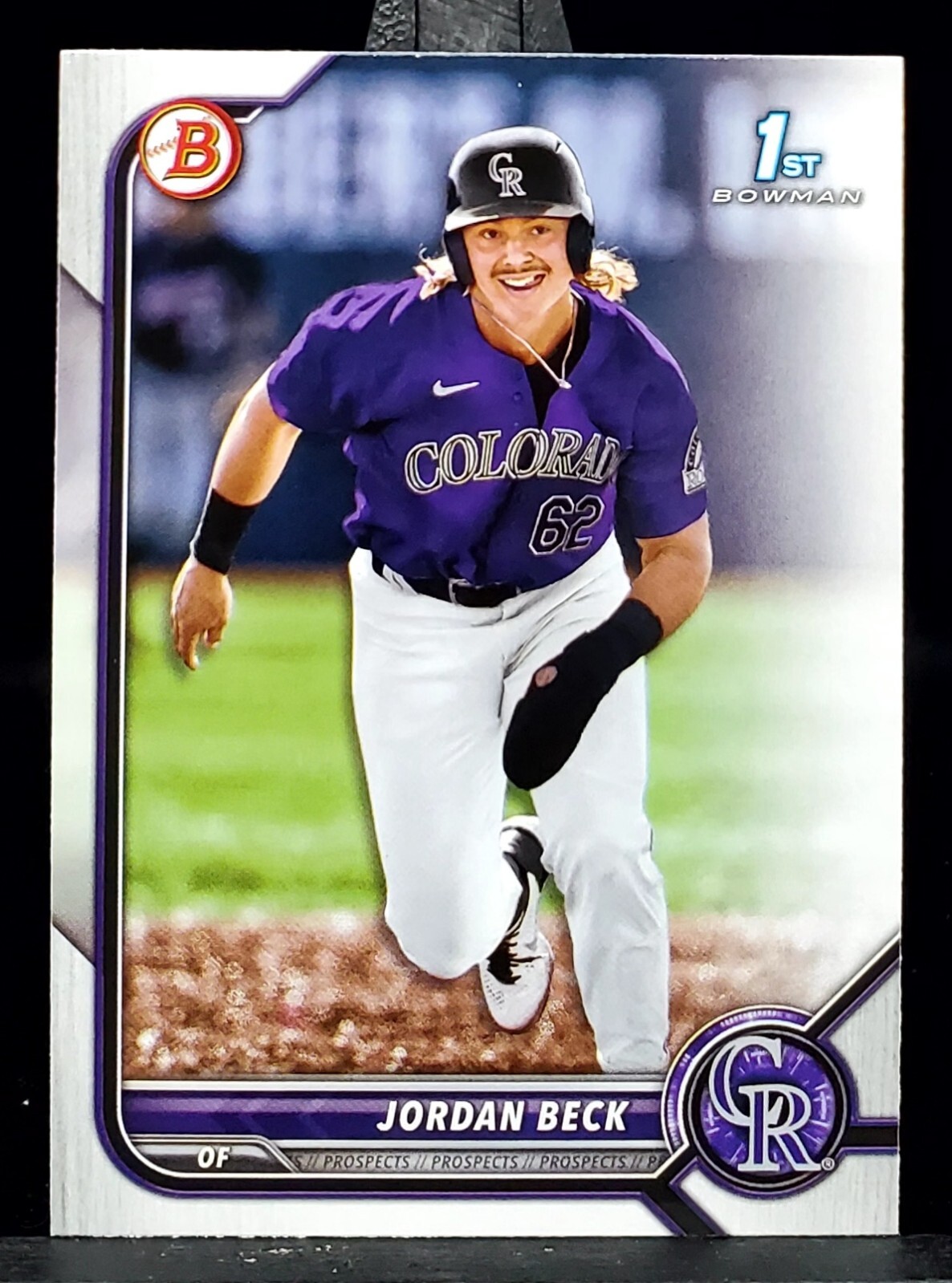 2022 Bowman Draft Jordan Beck 1st Bowman Paper Prospect BD-34 Rockies ...