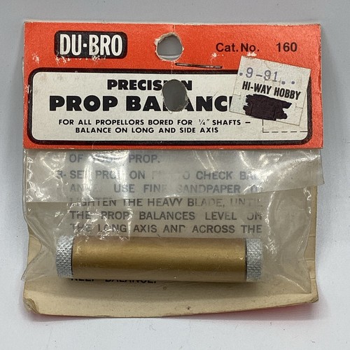 NOS Vintage Du-Bro Model RC Parts Precision Prop Balancer Catalog No ...