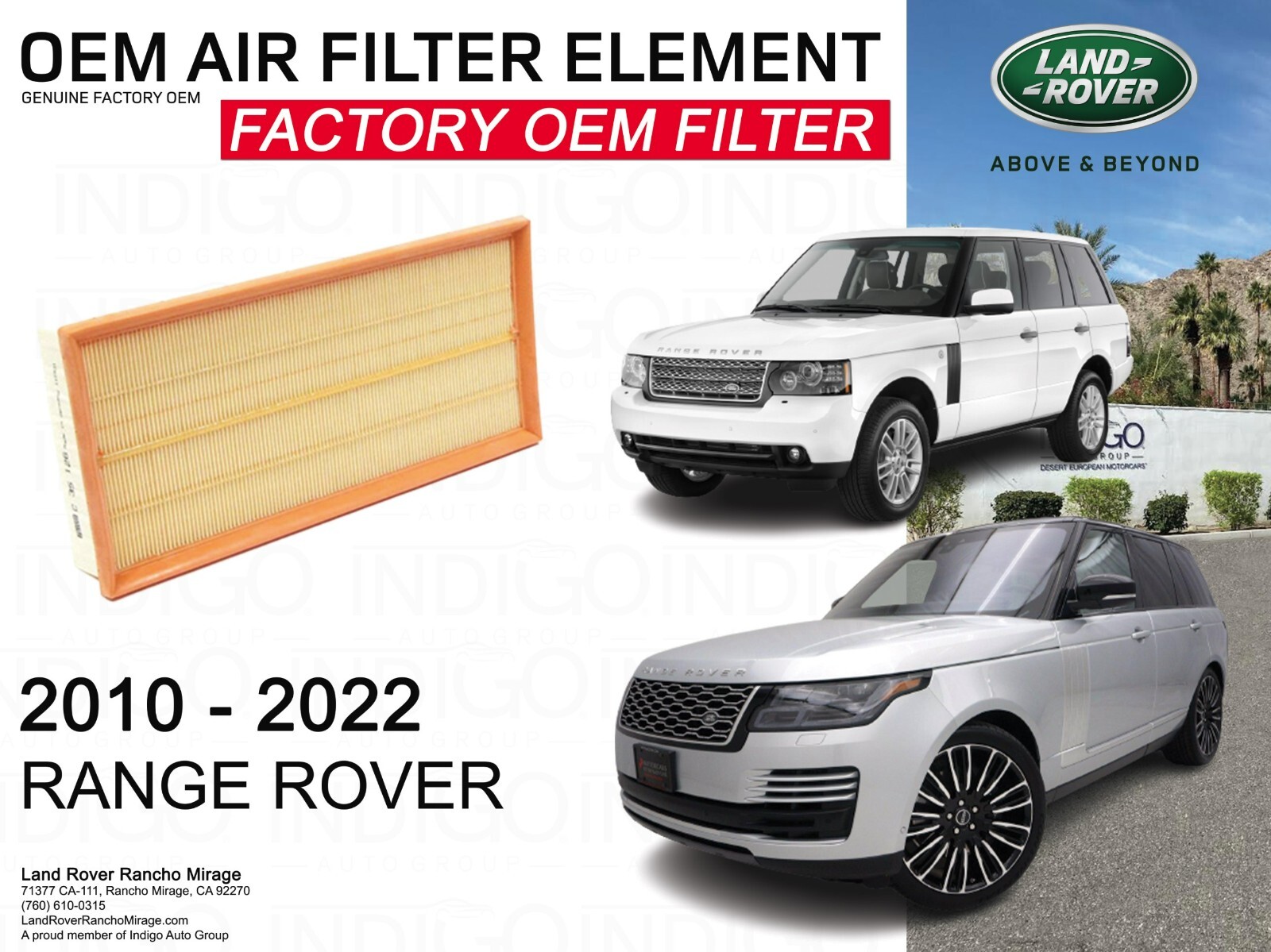2010-2022 RANGE ROVER GENUINE FACTORY OEM FILTER ELEMENT LR161843 | eBay