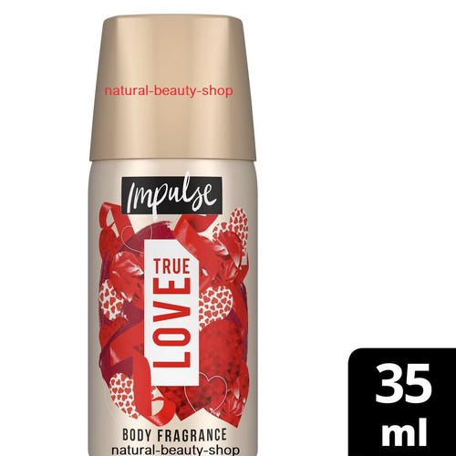Impulse True Love Body Spray Deodorant 35ml,TRAVEL SIZE 💥🎅 ️🧴 ️🎁 ️🎄💥 ...