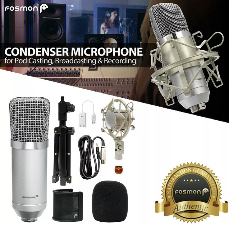 Fosmon+A1713C+Wired+Studio+Recording+Condenser for sale online | eBay