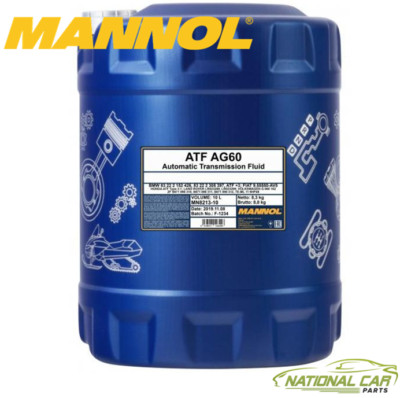 10L Automatic Transmission Fluid Fully Synthetic Oil AG60 Lifeguard 8 ...