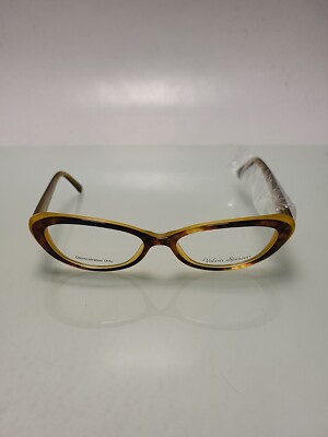 Valerie Spencer Eyeglasses Frame 9261 54-15-135mm Brown Yellow | eBay