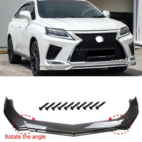 For Lexus RX350 RX RX450h Front Bumper Lip Splitter Spoiler Carbon ...