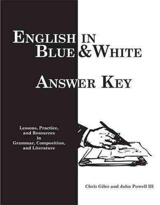 English in Blue & White: Answer Key by Chris Giles (English) Paperback ...