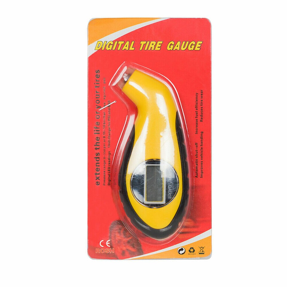 LCD Digital Tire Pressure Gauge Handy Air Gauge For Car Truck ...