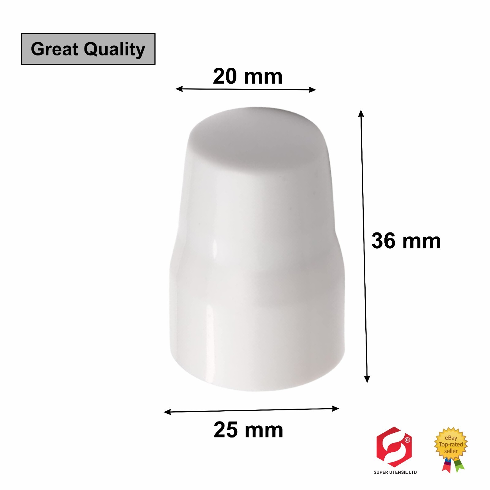 5 x Radiator Valve Cap | Easy Push-Fit | Universal Replacement Valve ...