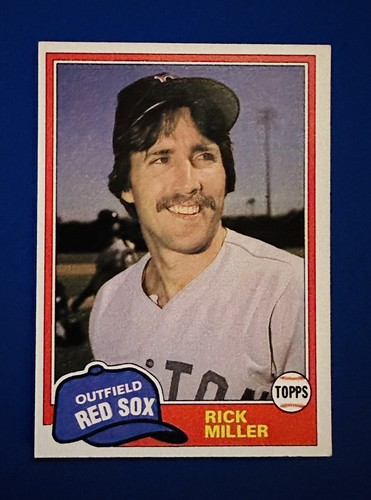 1981 TOPPS TRADED #803 RICK MILLER Red Sox NM-MT or BETTER 1,046 HITS ...