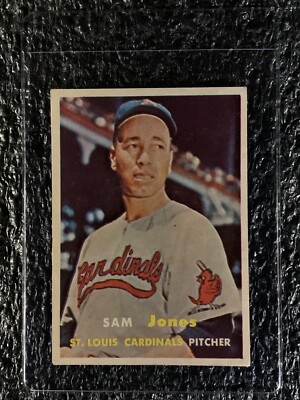 1957 Topps Baseball #287 Sam Jones VG/EX | eBay
