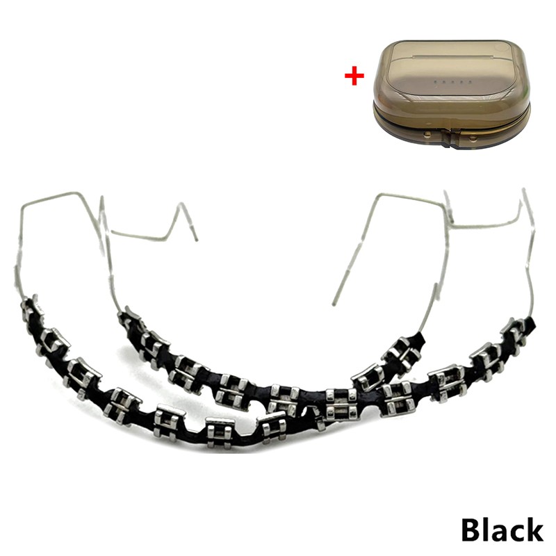 1 Pair Fashion Braces With Braces Box Colorful Tooth Decoration ...