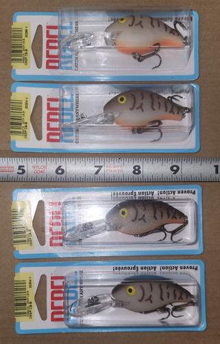 2-26 Lot of 4 Rebel Deep Wee R Fishing Lures Crankbait Brown Craw | eBay