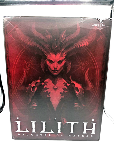 NIB Diablo IV Red Lilith 12" Statue Ruby Red BlizzCon 2023 PVC Glossy ...