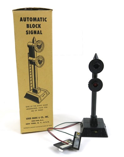 Vintage Louis Marx Model Train Track Automatic Block Signal 464 w/ Box ...