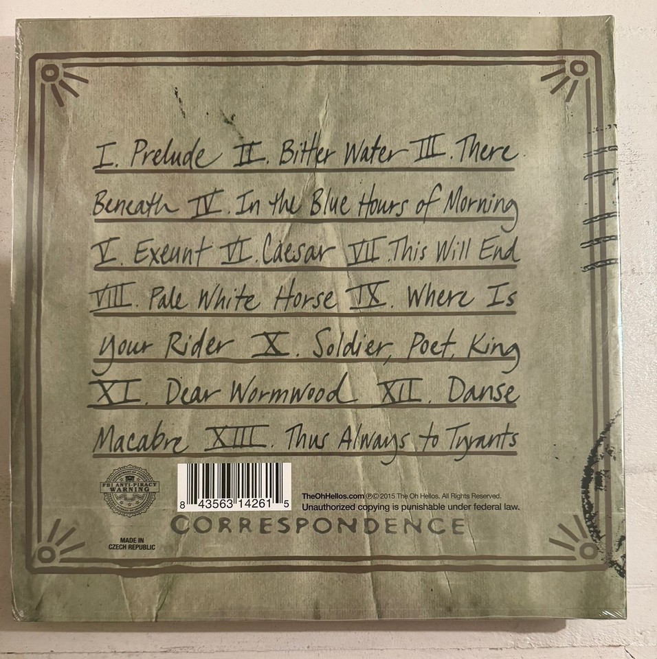 THE OH HELLOS – DEAR WORMWOOD - VINYL LP NEW - T | eBay