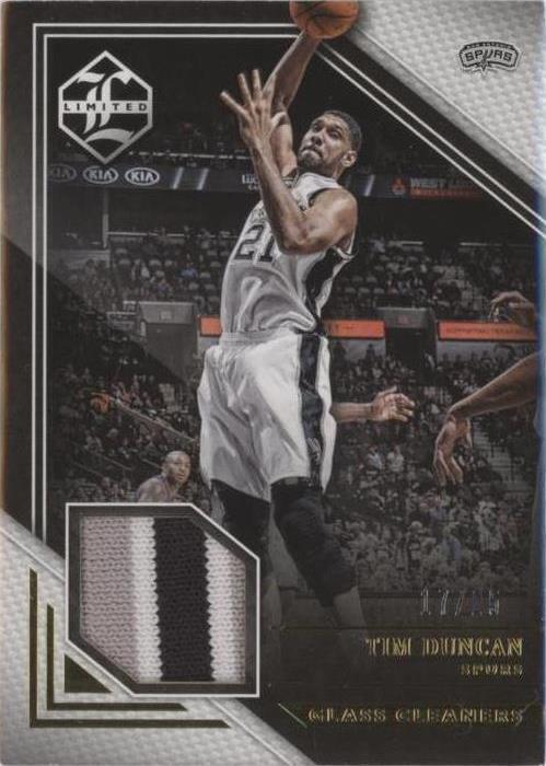2015-16 Panini Limited - Glass Cleaners Materials Tim Duncan #1 Prime ...