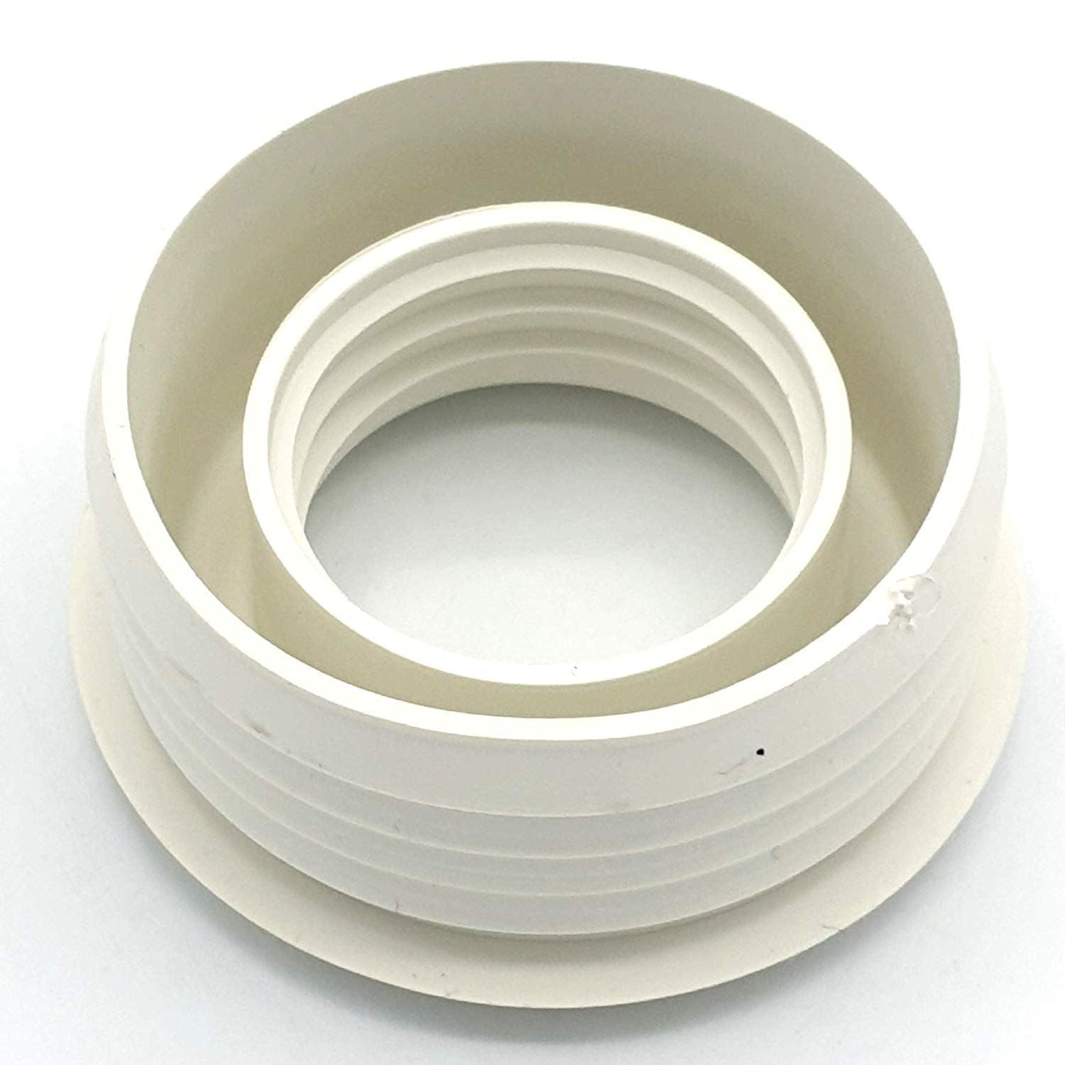 Drain Waste Pipe Rubber Adapter Reducer White 50mm 40mm to 32mm | eBay