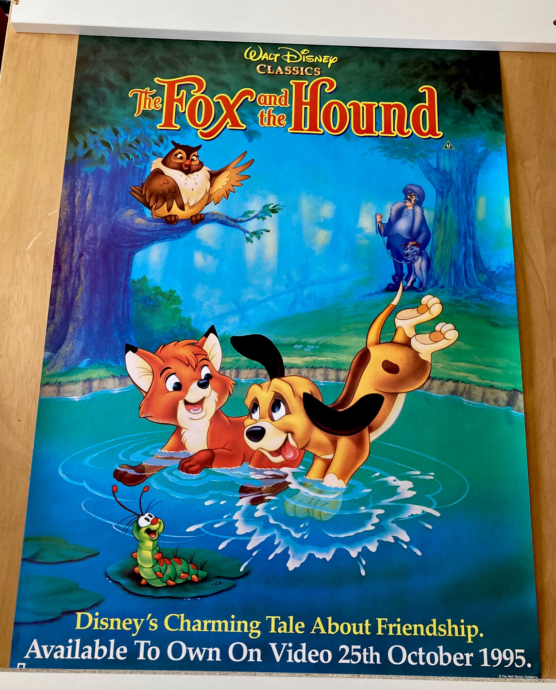 Vintage Disney The Fox And Hound VHS Movie Poster NM Condition | eBay