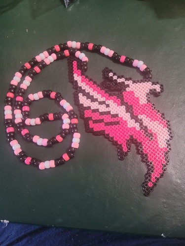 ILLENIUM Kandi Perler Necklace EDM EDC Festival Rave Dance Custom!! | eBay