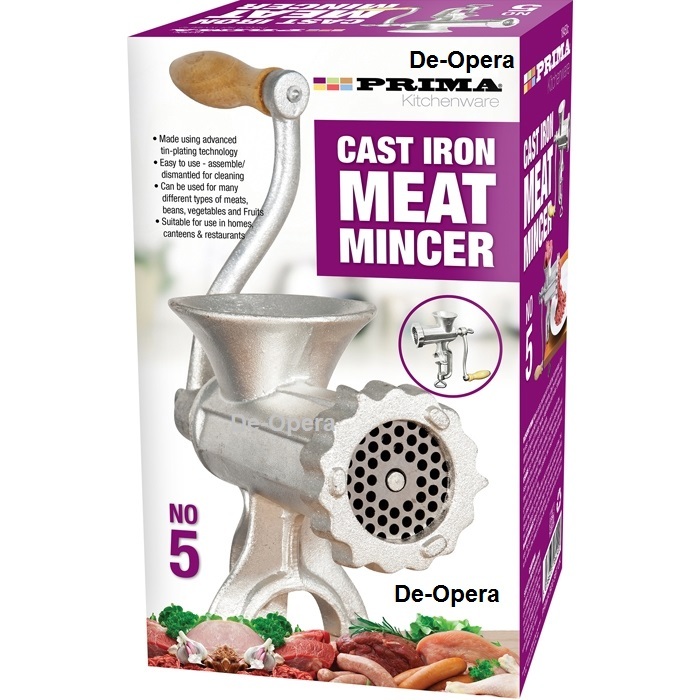 HEAVY DUTY TRADITIONAL HAND OPERATED CAST IRON MEAT MINCER GRINDER ...