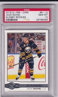 2015 O-Pee-Chee Jack Eichel Glossy Rookies PSA 10 | eBay