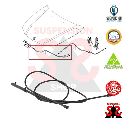 Bonnet Cable Suit BMW 3 Series 325 i 3 (E90) | eBay Australia