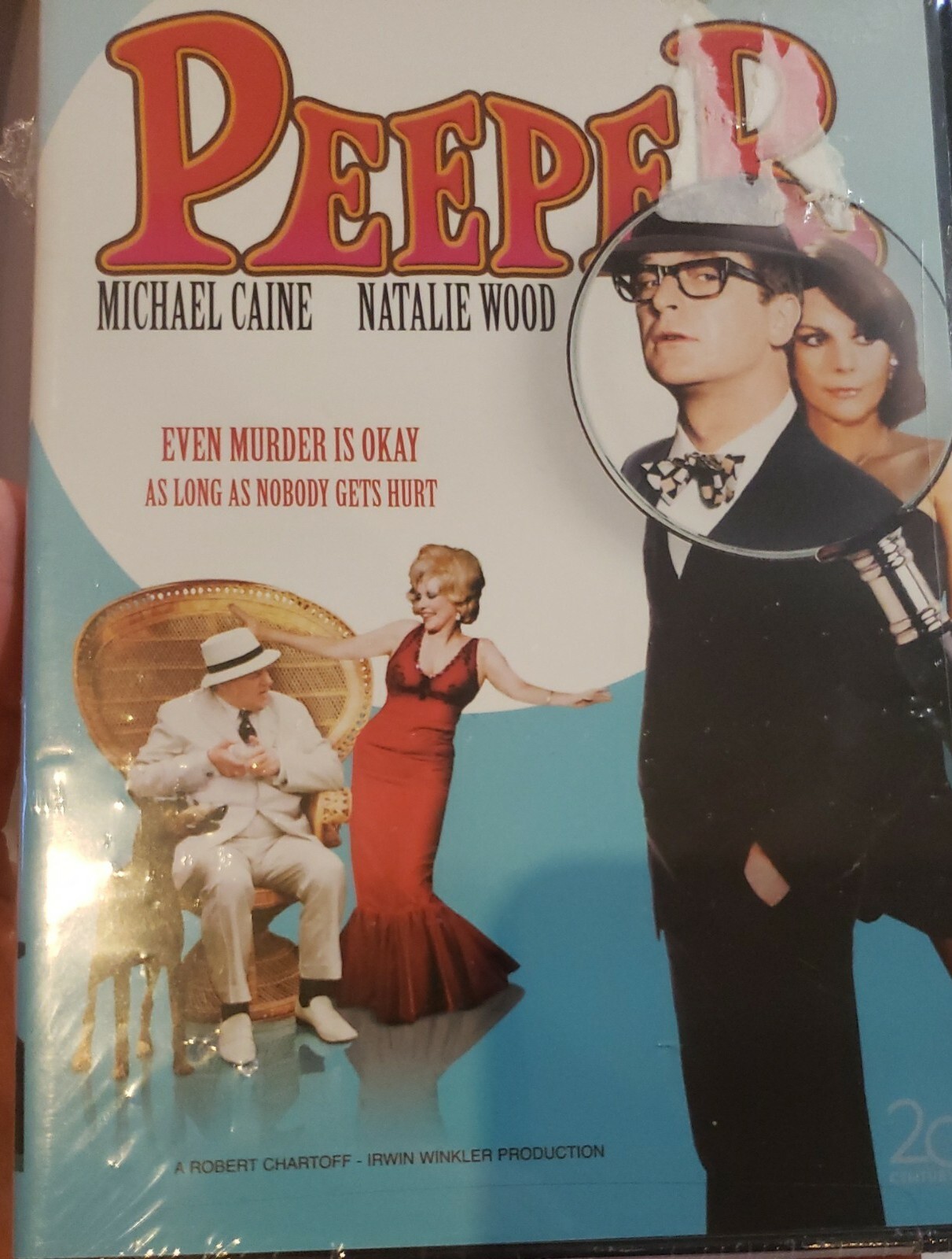 Peeper DVD Movie 1975 Michael Caine Natalie Wood Film Noir Spoof Comedy ...