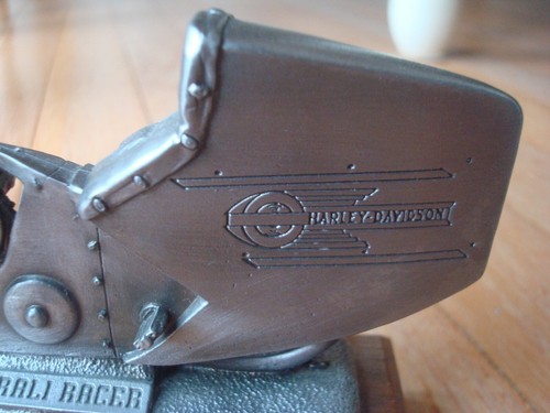 HARLEY-DAVIDSON MOTORCYCLES 1936 PETRALI RACER Pewter Model - JOHN ...