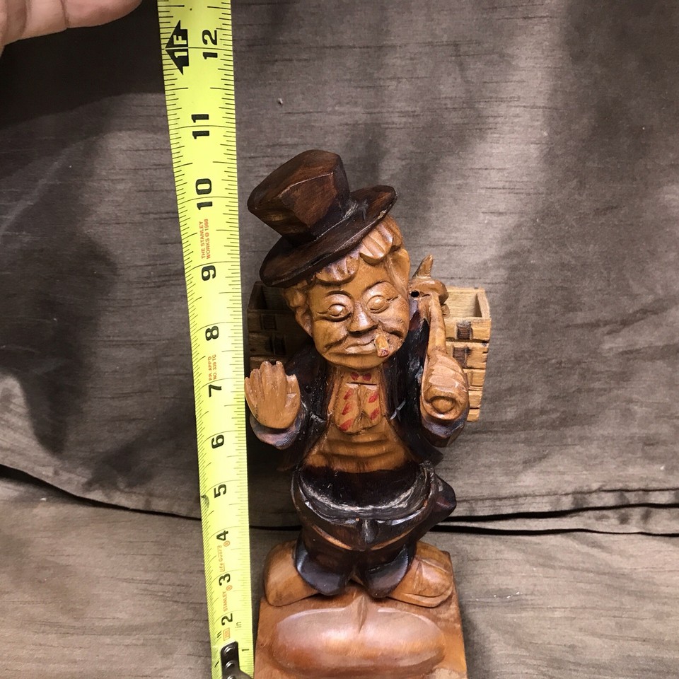 1950s Brooklyn Dodgers - "Dem Bums" 10" Wood Ho-Jo Bo Mascot Desk Caddy ...