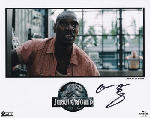 OMAR SY signed Autogramm 20x25cm JURASSIC WORLD DOMINION in Person ...