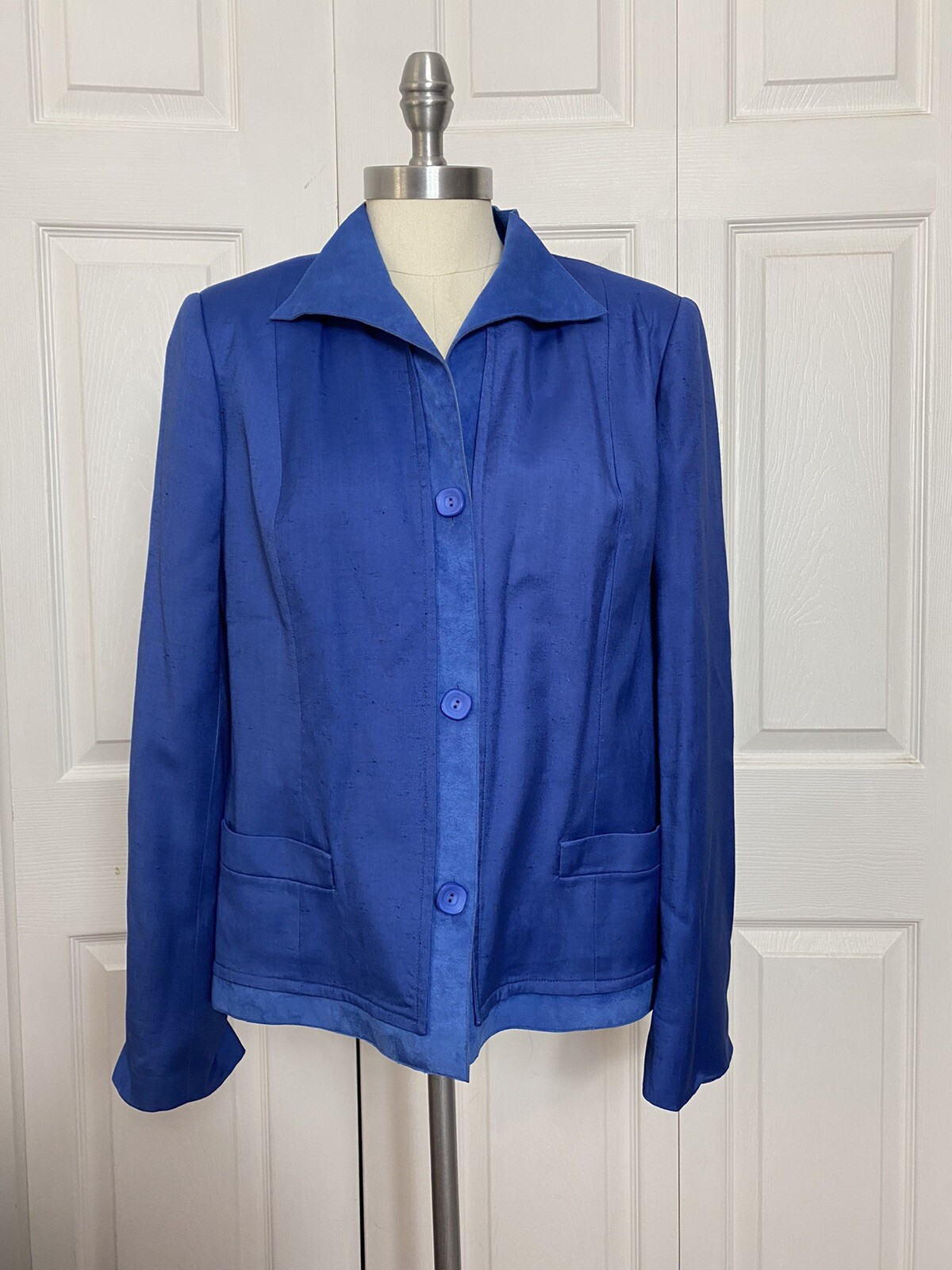 Vintage Baron Peters for Garfinckel’s Size 16 Blue Ja… - Gem