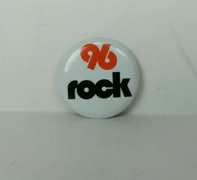 96 Rock Original Iconic Atlanta Radio Station WKLS Stickback White ...