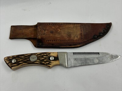 Vintage Remington UMC R-6 Skinner Fixed Blade Knife With Partial Sheath ...