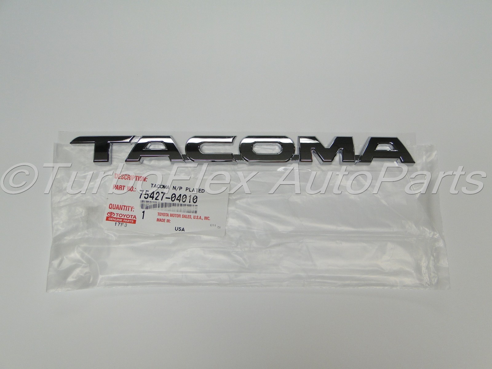 Toyota Tacoma 2005-2015 TACOMA Door Tailgate Emblem Genuine OEM 75427 ...