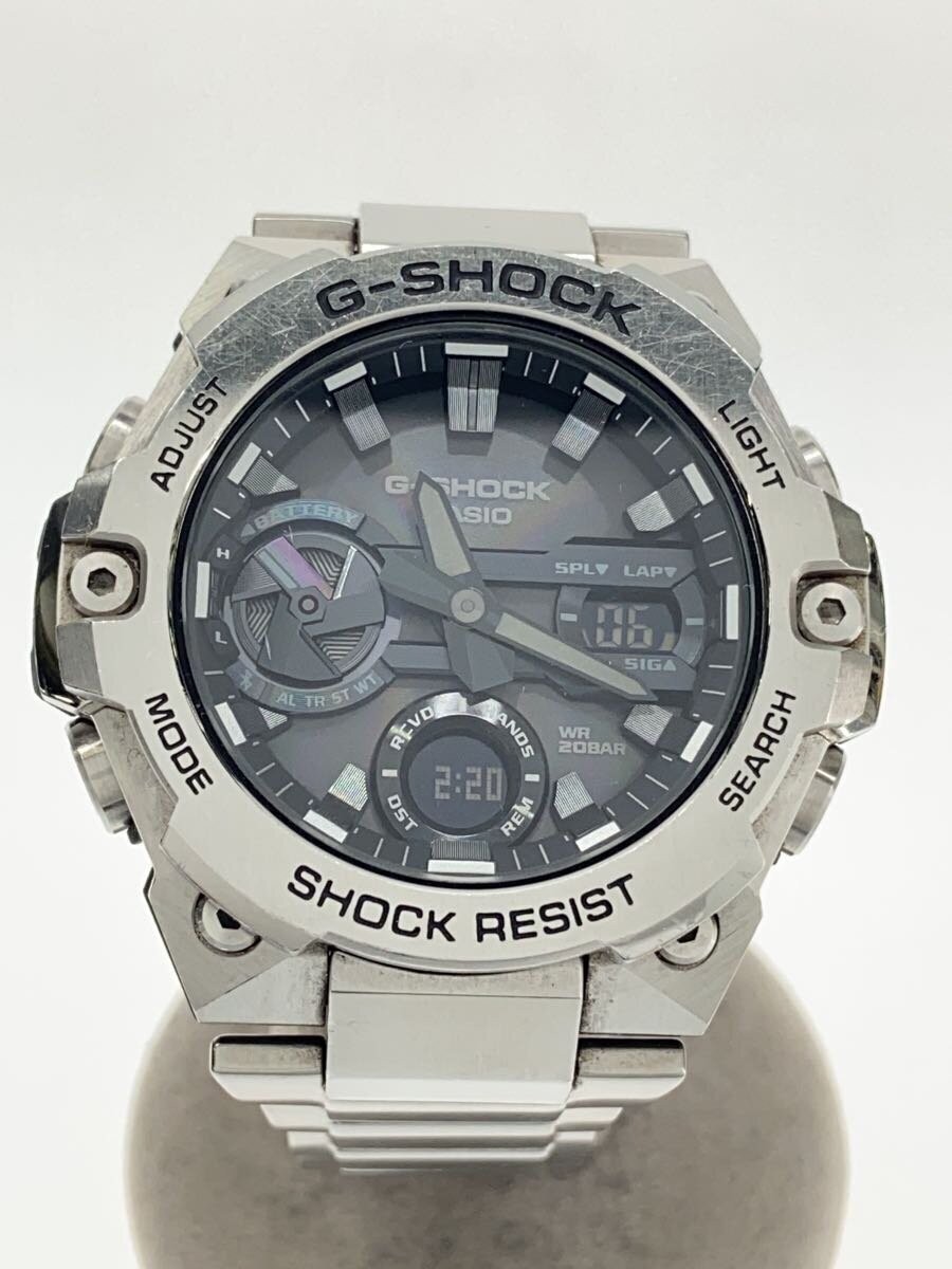 CASIO G-SHOCK Solar Analog Stainless Black Watch Exce… - Gem