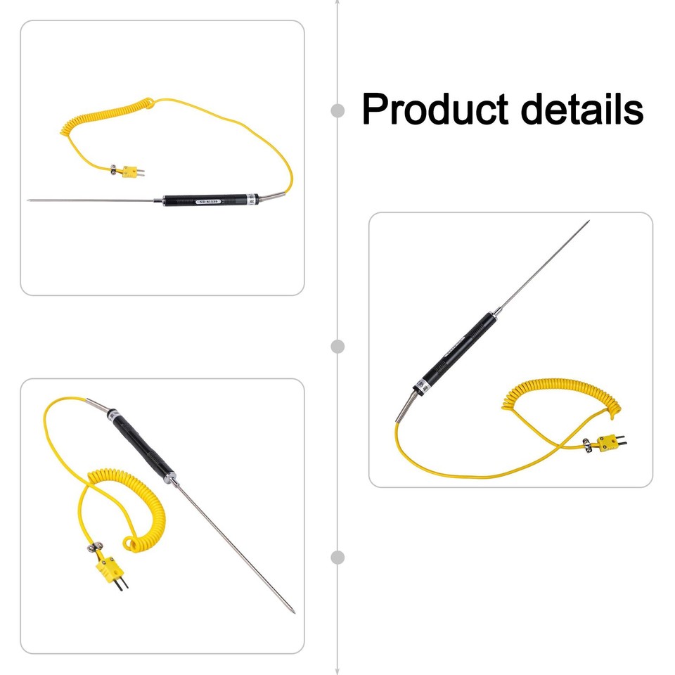 Handheld Thermocouple Auxiliary Temperature Tool Stainless Steel ...