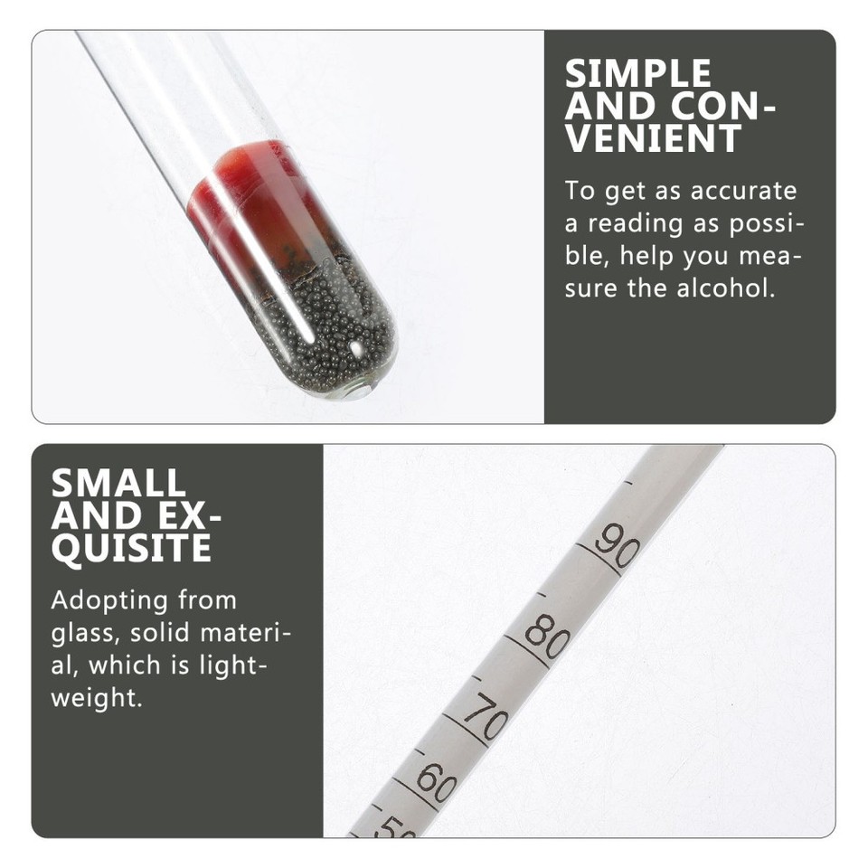 Hydrometer Alcohol Glass Tube Beakers and Graduated Cylinders Beer ...
